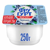 Йогурт Фругурт черника 2,5% 250 г - купить с доставкой на дом в Купер