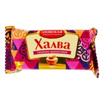 Халва Азовская кондитерская фабрика тахинно-арахисовая 250 г в АШАН ...