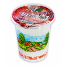 Йогурт Вольск вишня обезжиренный БЗМЖ 400 г - купить с доставкой на дом ...