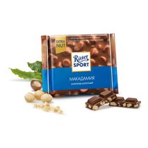 Шоколад Ritter Sport Extra Nut молочный шоколад с орехом макадамия 30% ...