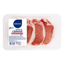 Котлета свиная на кости Bonvida охлажденная 800 г - купить с доставкой ...