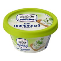 Сыр творожный Liebendorf с зеленью 140 г - купить с доставкой на дом в ...