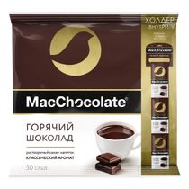Горячий шоколад MacChocolate растворимый с сахаром и подсластителями 20 ...