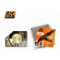Линзы прозрачные для сборной модели AK214 AK Interactive желтые Amber 3 ...