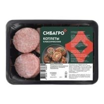 Котлеты свиные Сибагро Классические замороженные 420 г - купить с доставкой на дом в Купер