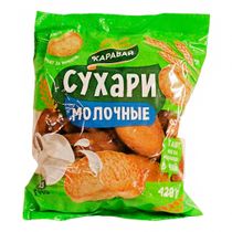 Сухари Каравай Молочные 420 г - купить с доставкой на дом в Купер