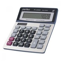 Калькулятор настольный Perfeo PF_A4028 12-разрядный 2 питания 190 х 150 серый - купить с ...