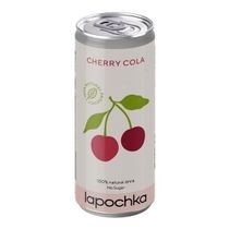 Газированный напиток Lapochka Cherry Cola 330 мл - купить с доставкой на дом в Купер