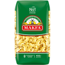 Макаронные изделия Makfa Петушиные гребешки 450 г в ЛЕНТА - купить с доставкой на дом в Купер