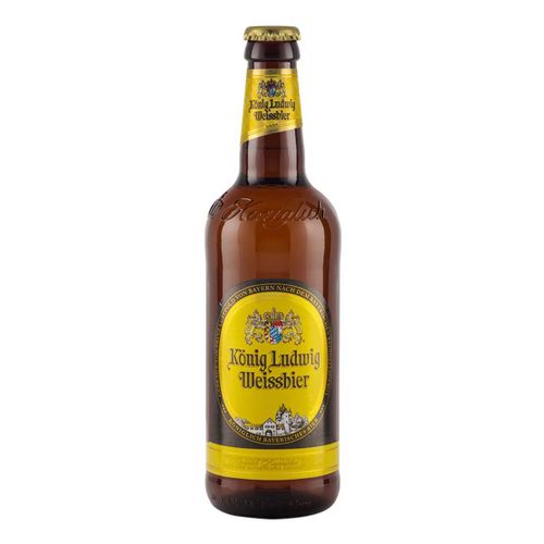 Пиво Konig Ludwig Weissbier светлое 500 мл - купить с самовывозом в Купер