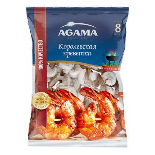 Креветки Agama замороженные 850 г - купить с доставкой на дом в Купер