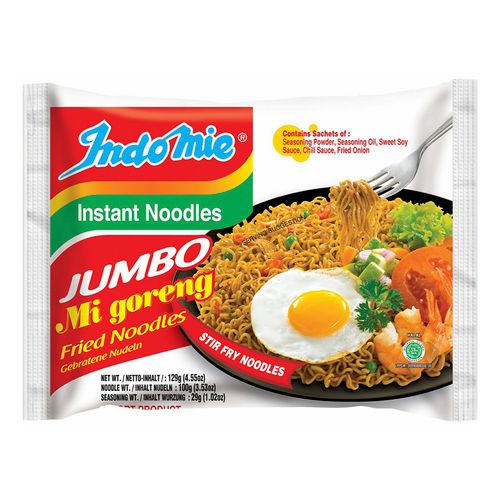 Лапша Indomie Mi Goreng жареная с соусом BBQ быстрого приготовления 80 ...