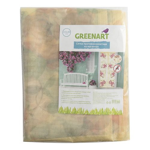 Москитная сетка Greenart от летающих насекомых на магнитах 220 х 90 см ...