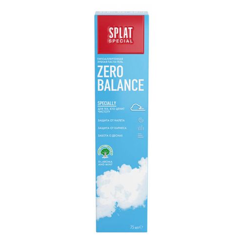 Зубная паста Splat Special Zero Balance Гипоаллергенная 75 мл - купить ...