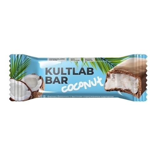 Батончик Kultlab Bar кокос 40 г оптом с доставкой для Бизнеса - купить ...