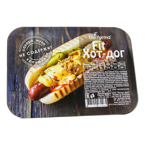 FitХот-дог Fito Forma Низкоуглеводный 300 г - купить с доставкой на дом в Купер