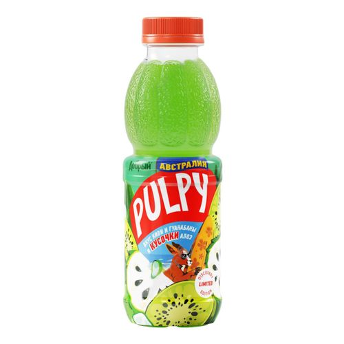 Напиток сокосодержащий Pulpy Australia киви-гуанабана с кусочками алоэ ...