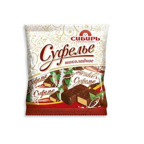 Конфеты суфлейные Кондитерская фабрика Сибирь Суфелье шоколадные в ...