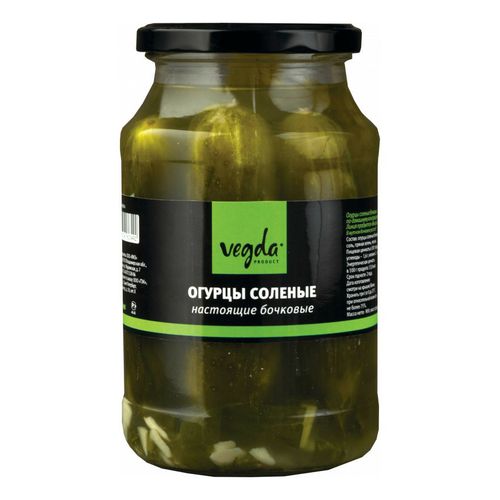Огурцы Vegda product соленые бочковые 900 мл - купить с доставкой на ...