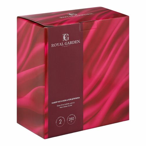 Бокалы для вина Royal Garden Black&White 280 мл 2 шт - купить с ...