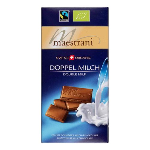Шоколад Maestrani Doppel Milch молочный 80 г - купить с доставкой на ...