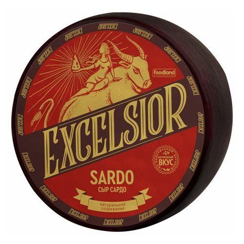 Сыр твердый Excelsior Sardo 45% - купить с доставкой на дом в Купер