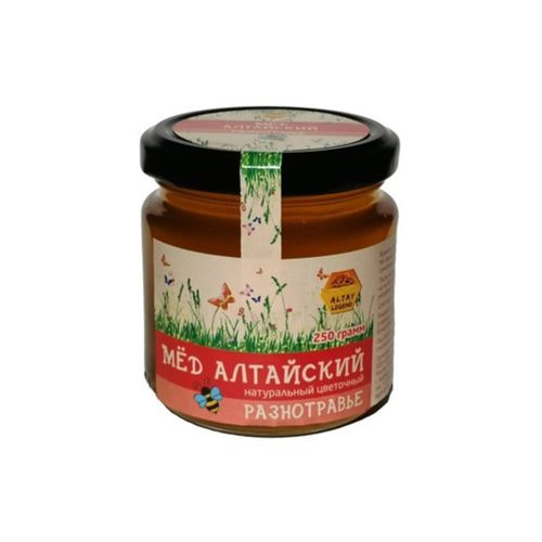 Мед Легенды Алтая Разнотравье алтайский цветочный 250 г - купить с ...
