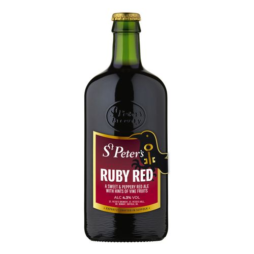 Пиво St. Peter's Ruby Red Ale светлое фильтрованное пастеризованное 500 ...