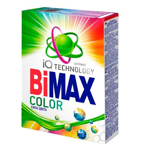 Стиральный порошок BiMax Color Automat Сила цвета для цветного белья 400 г - купить с доставкой ...