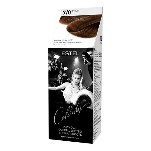 Краска для волос Estel Celebrity 7.0 русый 140 мл - купить с доставкой на дом в Купер