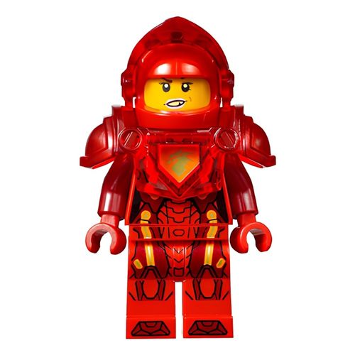 Минифигурка Lego Nexo Knight Macy Halbert Trans-Red Visor and Armor ...