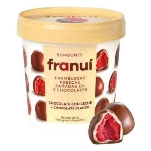 Малина FraNui в белом и молочном шоколаде замороженная 150 г - купить с ...