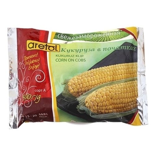 Кукуруза Аретол в початках быстрозамороженная 400 г - купить с ...