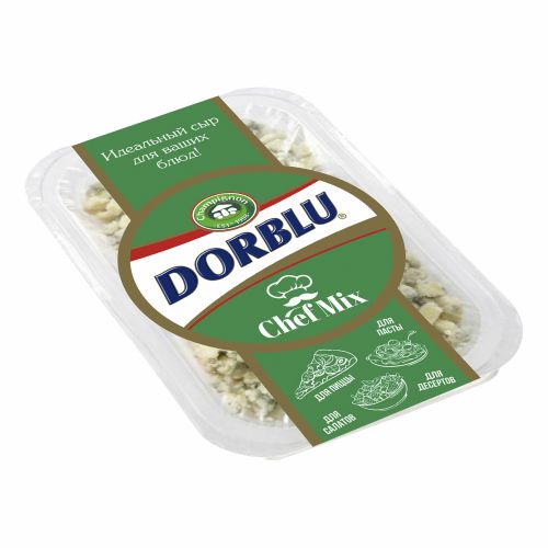 Сыр мягкий Dorblu Шеф микс Дор Блю с голубой плесенью 56% 100 г в ЛЕНТА ...