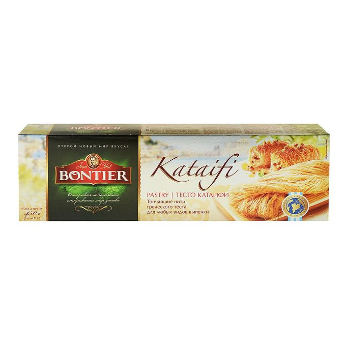 Тесто Bontier катаифи замороженное 450 г - купить с доставкой на дом в ...